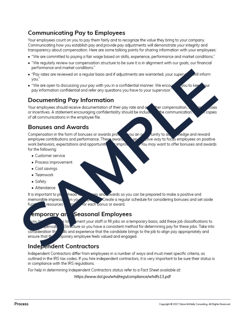 Pay and Rewards - HR Fast Pack from Diane McNally Consulting - Human ...